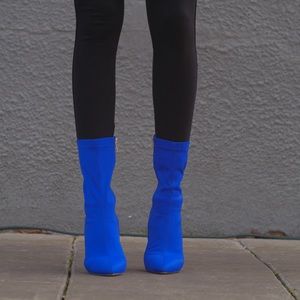 Misunderstood | Shoes | Cobalt Blue Booties | Poshmark